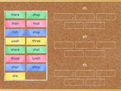 Second Grade Digraph Ch Th Teaching Resources