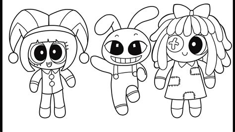 어메이징 디지털 서커스 폼니 잭슨 라카타 그리기 그림도안 공유 Youtube