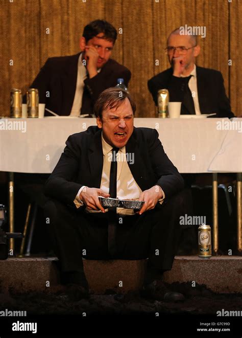 Lars Eidinger Centre As Hamlet During A Photocall At The Dress