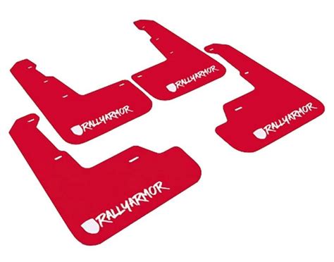 Rally Armor 18 23 Xv Crosstrek Liftat Ur Red Mud Flaps White Logo