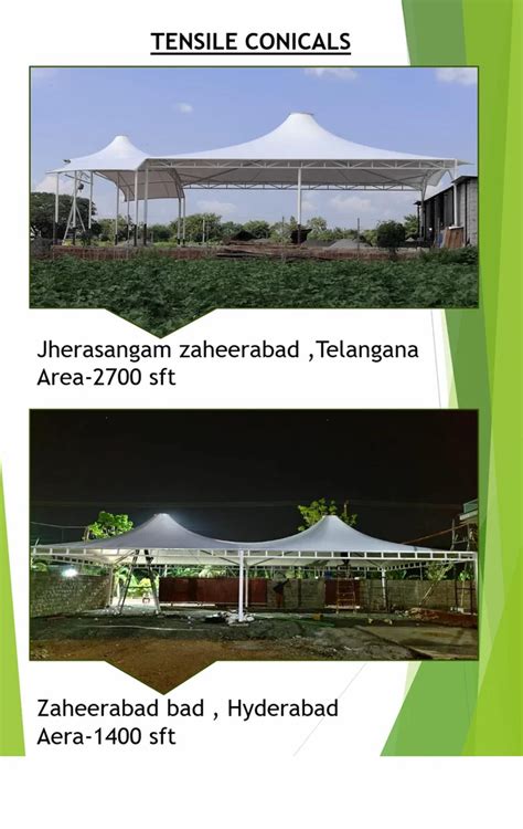 Modular Triangle Shape Tensile Membrane At ₹ 480sq Ft In Hyderabad Id 2854033540491