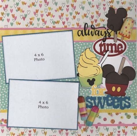 Disney 2 Page 12x12 Scrapbook Page Kit Snow White And The Seven Dwarfs