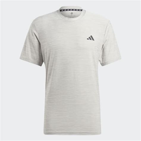 Adidas Train Essentials Stretch Training Tee Grey Adidas Australia