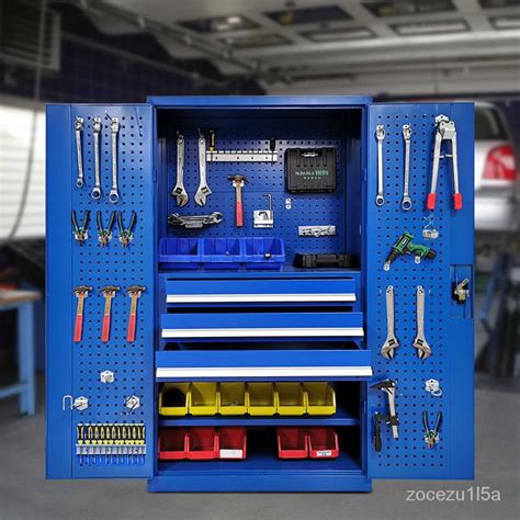 多功能重型工具櫃 汽修車間工廠五金收納櫃 雙開門加厚抽屜式工具箱 蝦皮購物