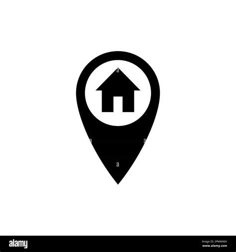 Address Icon Vector Home Location Icon Vector Stock Vector Image And Art Alamy