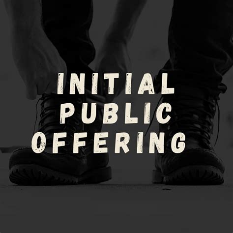 What Initial Public Offering Process Of Ipo