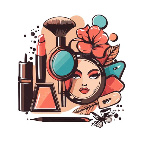 조립 벡터 여자 만화와 메이크업 포스터 디자인 상표 클립 아트 Png 일러스트 및 벡터 에 대한 무료 다운로드 Pngtree