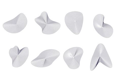 Premium Vector Dynamic Amorphous Organic Shapes Fluid Forms Set Vector Element For Design