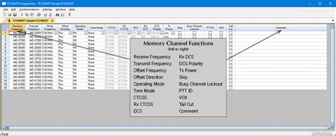 TC 25Watt Radio Programming Software