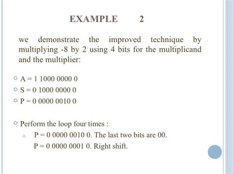 Booths Multiplication Algorithm