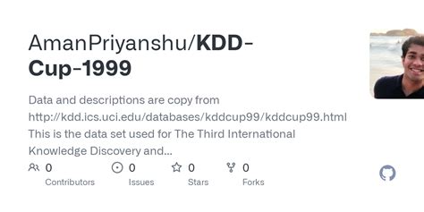 GitHub AmanPriyanshu KDD Cup 1999 Data And Descriptions Are Copy From Kdd Ics Uci Edu