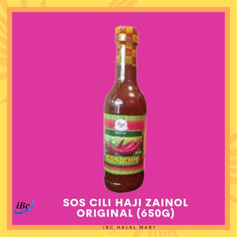 💖💥sos Cili 💗 Haji Zainol Original💝💥 Shopee Malaysia