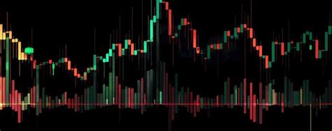 Premium Photo A Black Background Candlestick Chart Showing The Volume Or Stock Movement On A