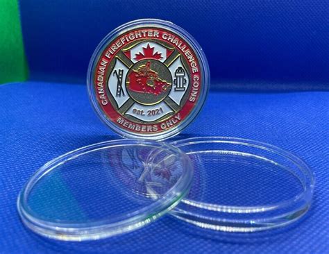 2” Acrylic Challenge Coin Capsules Hilliard Ewing Designs