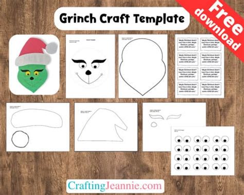 Free Printable Grinch Template Word