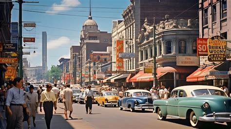 1950s Style City Images Free Download On Freepik