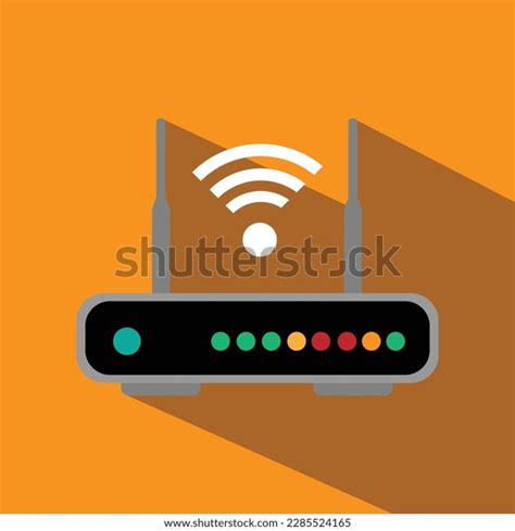 Wireless Ethernet Modem Router Sign Isolated Stock Vector Royalty Free 2285524165 Shutterstock