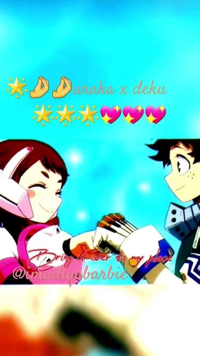 Uraka X Deku Animeedit Anime Myheroacademia Dekuxuraraka Uraka