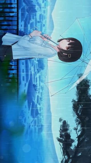 雨中漫步 动漫手机动态壁纸 动漫手机壁纸下载 元气壁纸