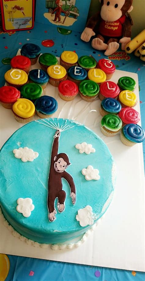 Curious George Birthday Party Ideas Curious George Cookie Cake