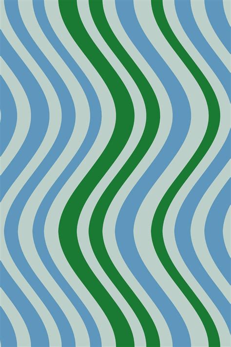 Wavy Line Peel And Stick Wallpaper Or Non Pasted