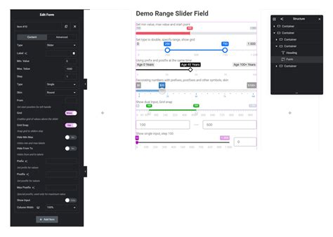 Range Slider Field For Elementor Form By Hulkplugins Codecanyon
