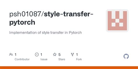 Github Psh Style Transfer Pytorch Implementation Of Style Transfer In Pytorch