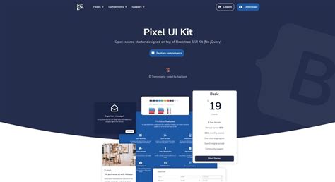 Django Pixel Lite Free Bootstrap 5 Template