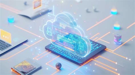 Cloud Server Hosting And Synchronization Global Data Transfer Cloud