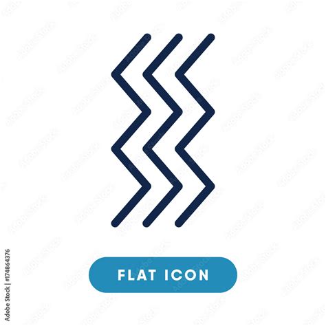 Vibration Vector Icon Vibrate Symbol Modern Simple Flat Vector