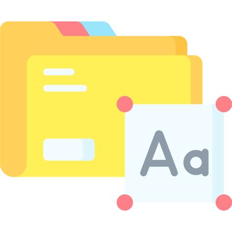 Font Free Files And Folders Icons