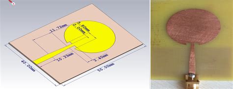 Design Of Multiband Circular Microstrip Patch Antenna Download Scientific Diagram