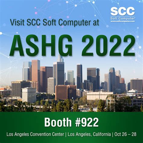 Scc Soft Computer On Linkedin Ashg 2022 Is A Week Away And Scc Soft Computer Representatives Cant