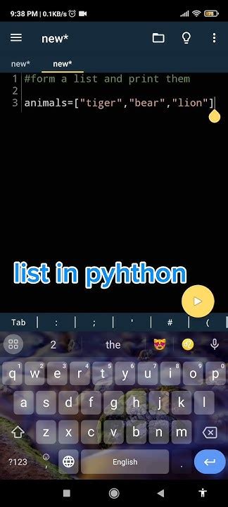Python Coding List Day 5 100daysofcodechallenge Programming