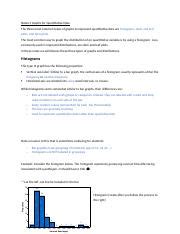 Notes Graphs For Quantitative Data Docx Notes Graphs For Quantitative Data The Three Most