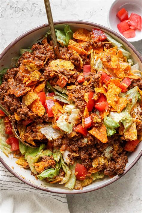 Taco Ground Beef Salad