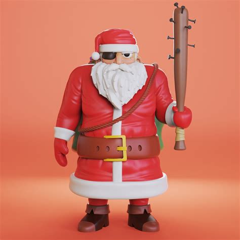 3d File 3d Printable Bad Santa・3d Printable Model To Download・cults