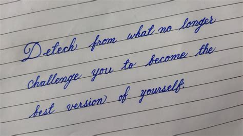 How To Write Cursive Handwriting Beautiful Cursive Handwriting YouTube