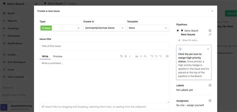 Getting Started With Issues In Zenhub