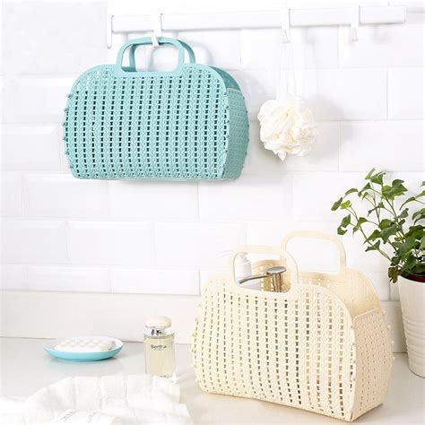 Badu Bg Кошница за баня Преносима кошница за баня Сгъваема кошница за съхранение Настолна кутия
