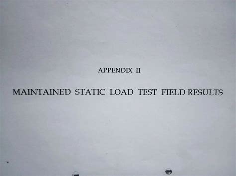 Maintained Load Test Mlt A Engineering Infinity