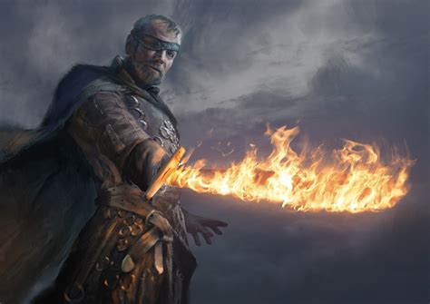 Beric Dondarrion With Flaming Sword Game Of Thrones Hd Wallpaper
