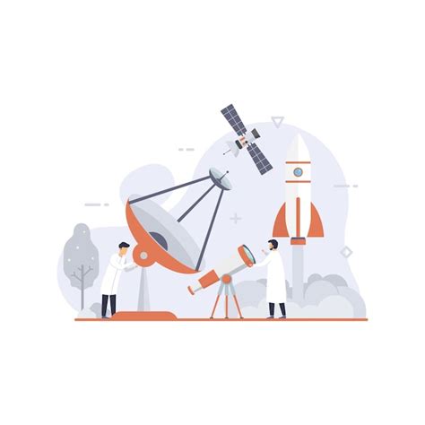 Premium Vector Aerospace Industry Design Concept Vector Illustration