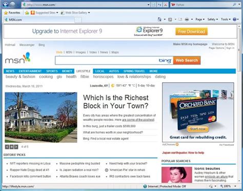 Internet Explorer 9 Hands On First Impressions Hothardware