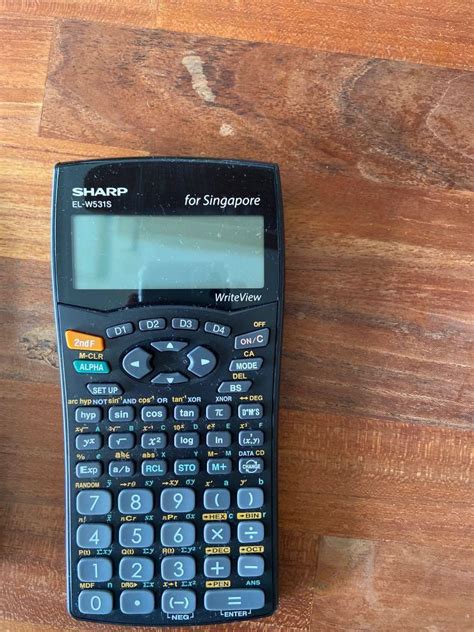 Sharp Calculator Hobbies And Toys Books And Magazines Assessment Books