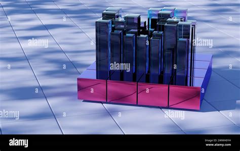 Vibrant And Dynamic Geometric Shapes Illuminated In Neon Colors Creating A Lively And Energetic