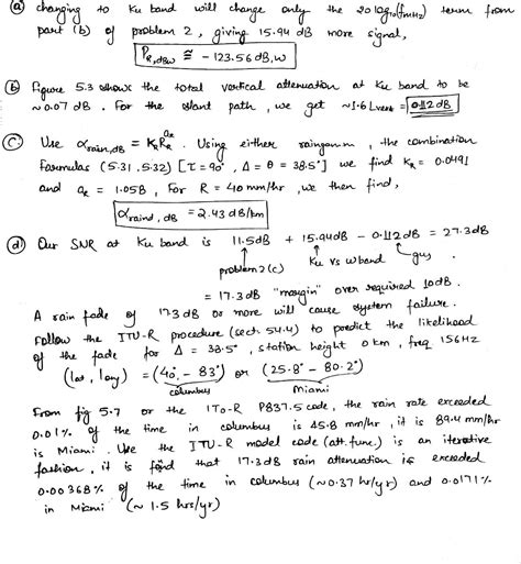 Solved Use The Same Parameters As Problem 2 For A Satellite