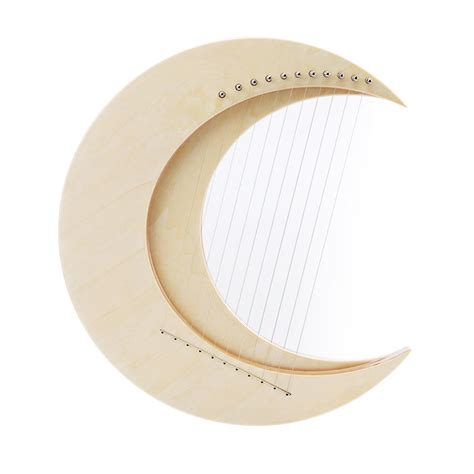 Hluru Moon Lyre Harp Crescent 81115 String Instrument Beginners T