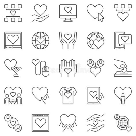 Caridad Y Donación Del Concepto De Comida Ilustración Del Vector