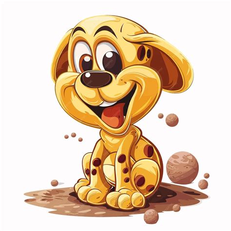 Premium Vector Pluto Cartoon Charactervector Illustration